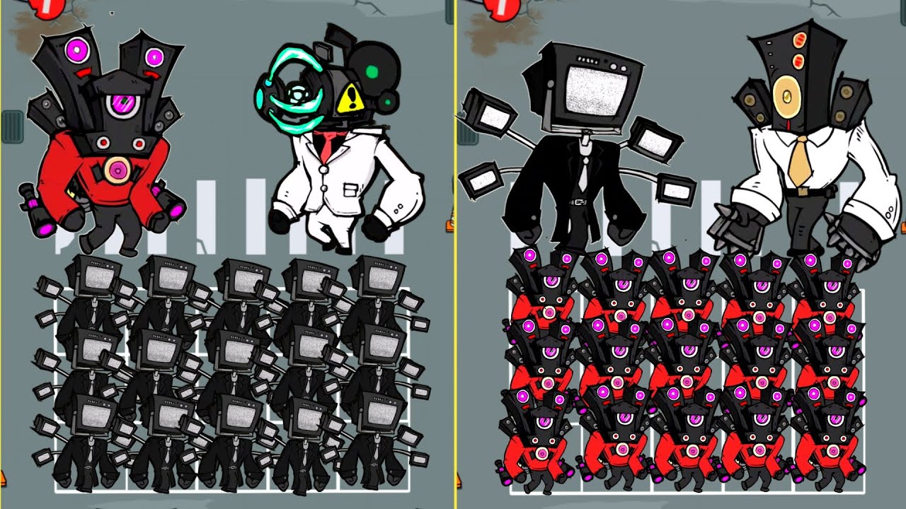 Camera Clash Shoot Battle War Part 3 - Max Level Gameplay Merge War ...