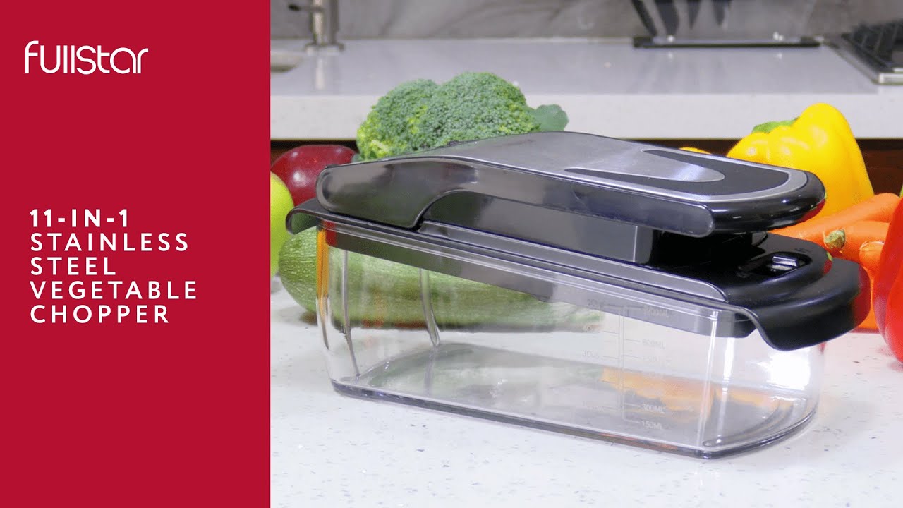 Fullstar Deluxe Stainless Steel Chopper - Step-by-Step Instructions ...