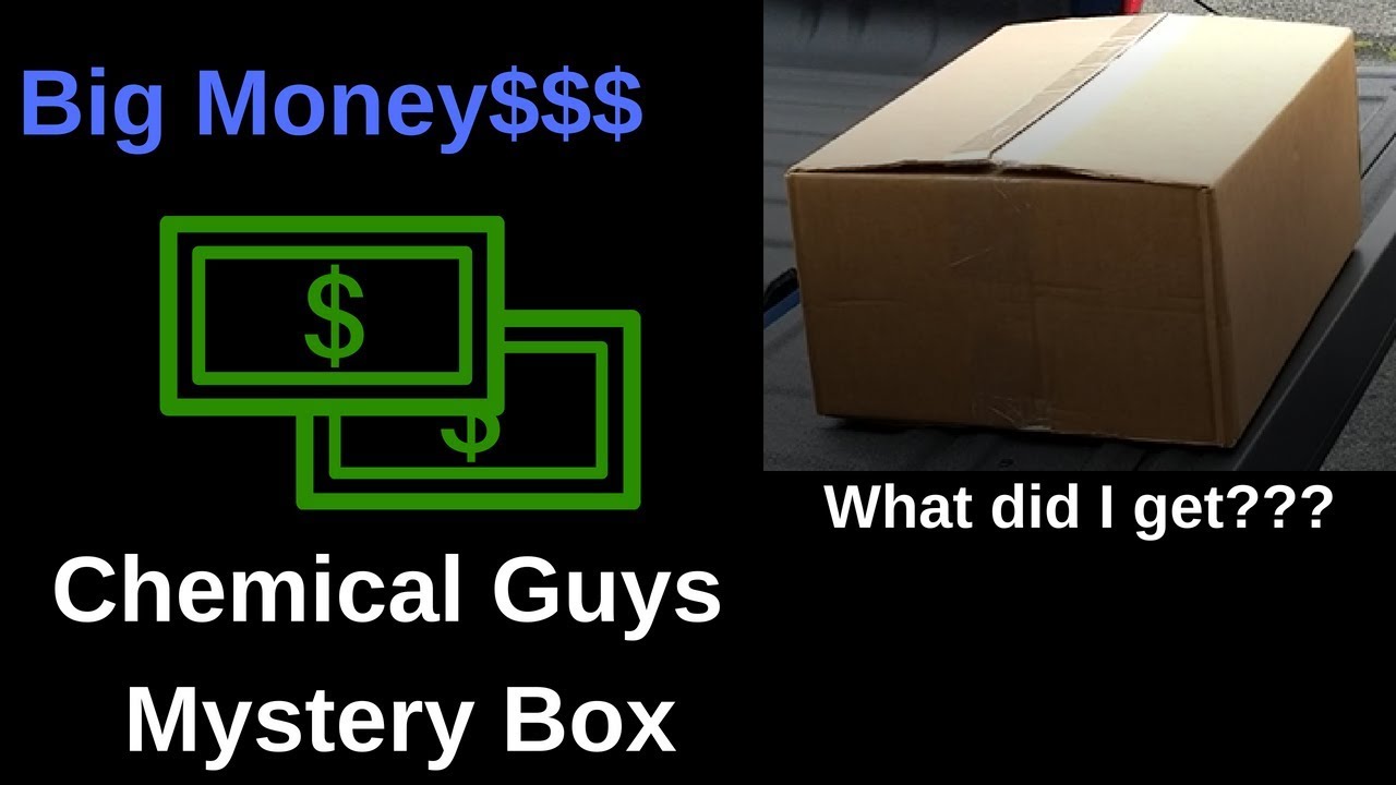 Chemical Guys Mystery Box - YouTube