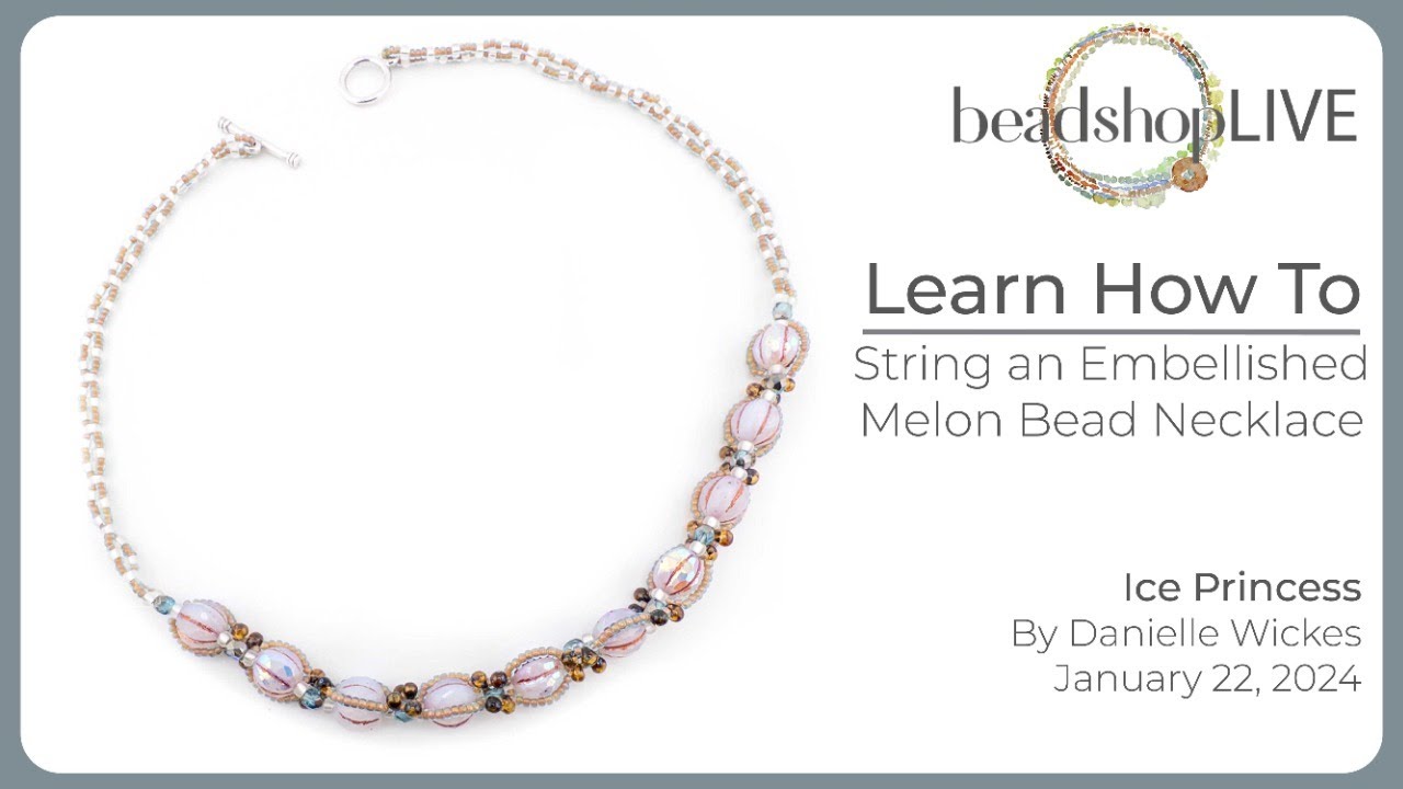 Beadshop LIVE: Embellished Necklace with Danielle Wickes - YouTube