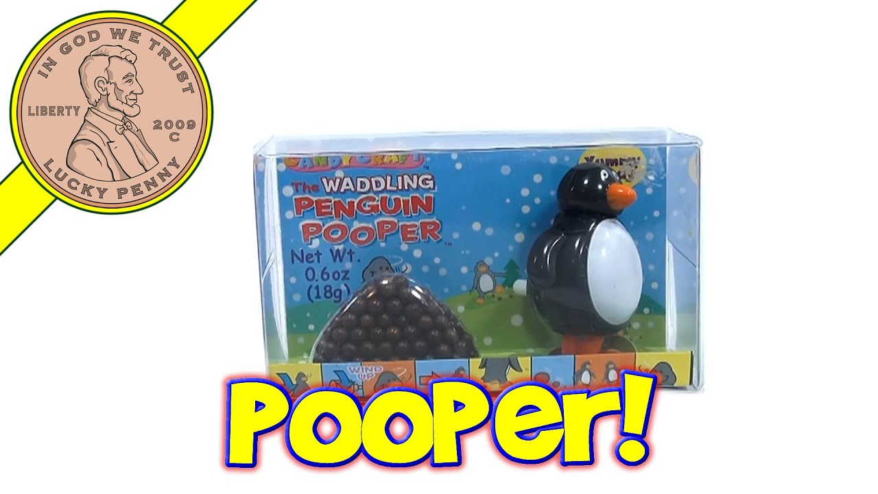 The Waddling Penguin Pooper Candy Dispenser, 2009 Candy Craft - YouTube