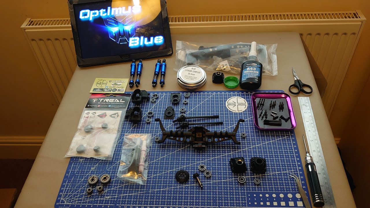 Optimus Blue Ep3 - Axial Capra Axle Build (Ultimate Class 2 1/10th ...