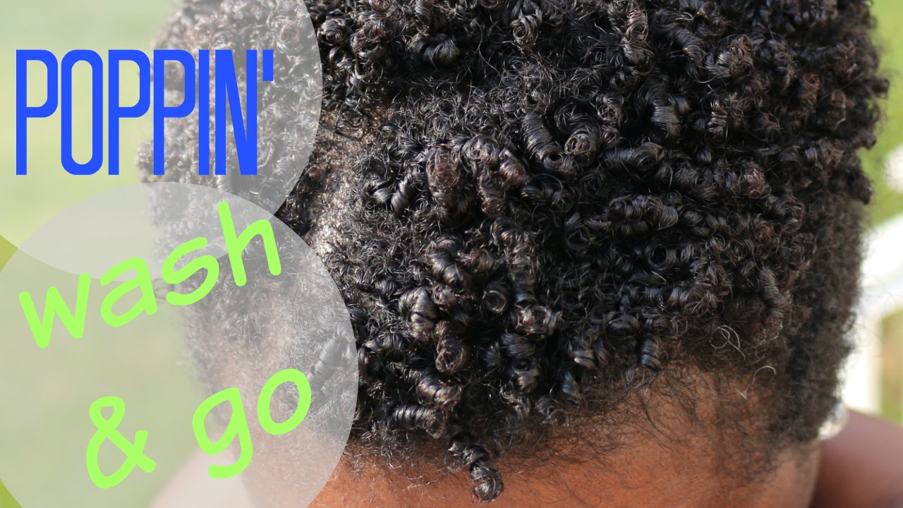 Updated Wash and Go with Finger Coils - YouTube