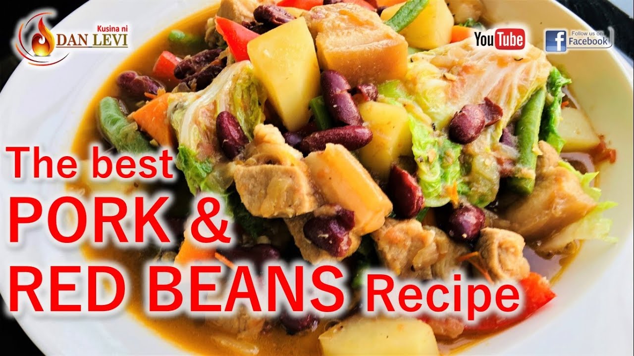 PORK & RED BEANS WITH MIX VEGETABLES RECIPE | PORK BITSUELAS RECIPE ...