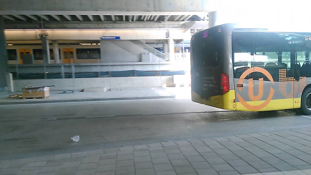 U-OV bus op Utrecht Centraal - YouTube
