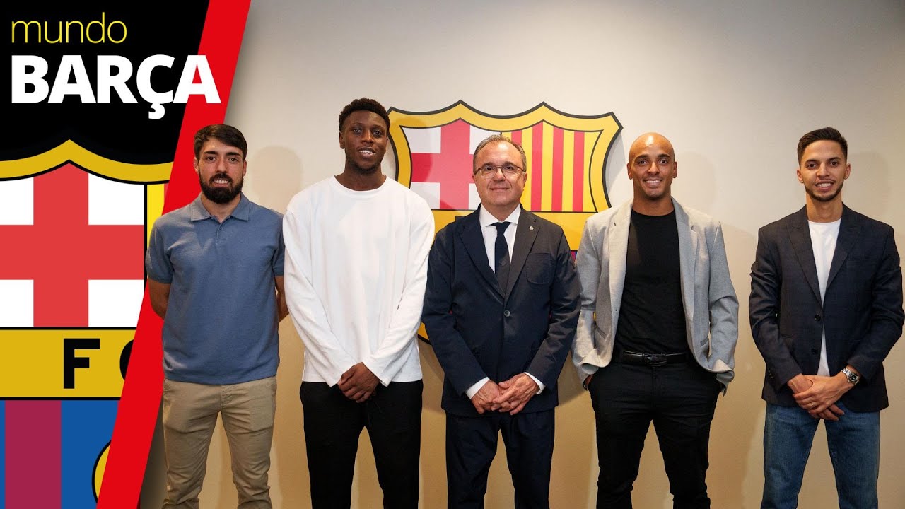 BARÇA FUTSAL | Eric Martel, Fits, Touré y Khalid reciben el carnet de ...