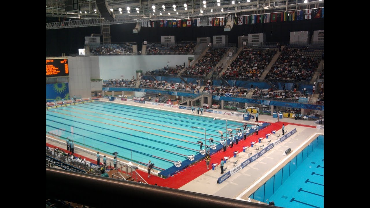 Swimming Competition | India vs many countries | Talkatora Stadium ...