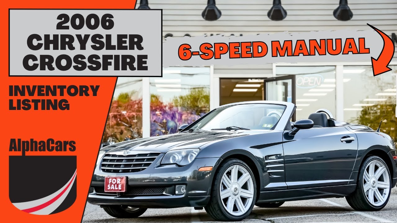 2006 Chrysler Crossfire | 6-Speed Manual & Only 46K Miles - YouTube