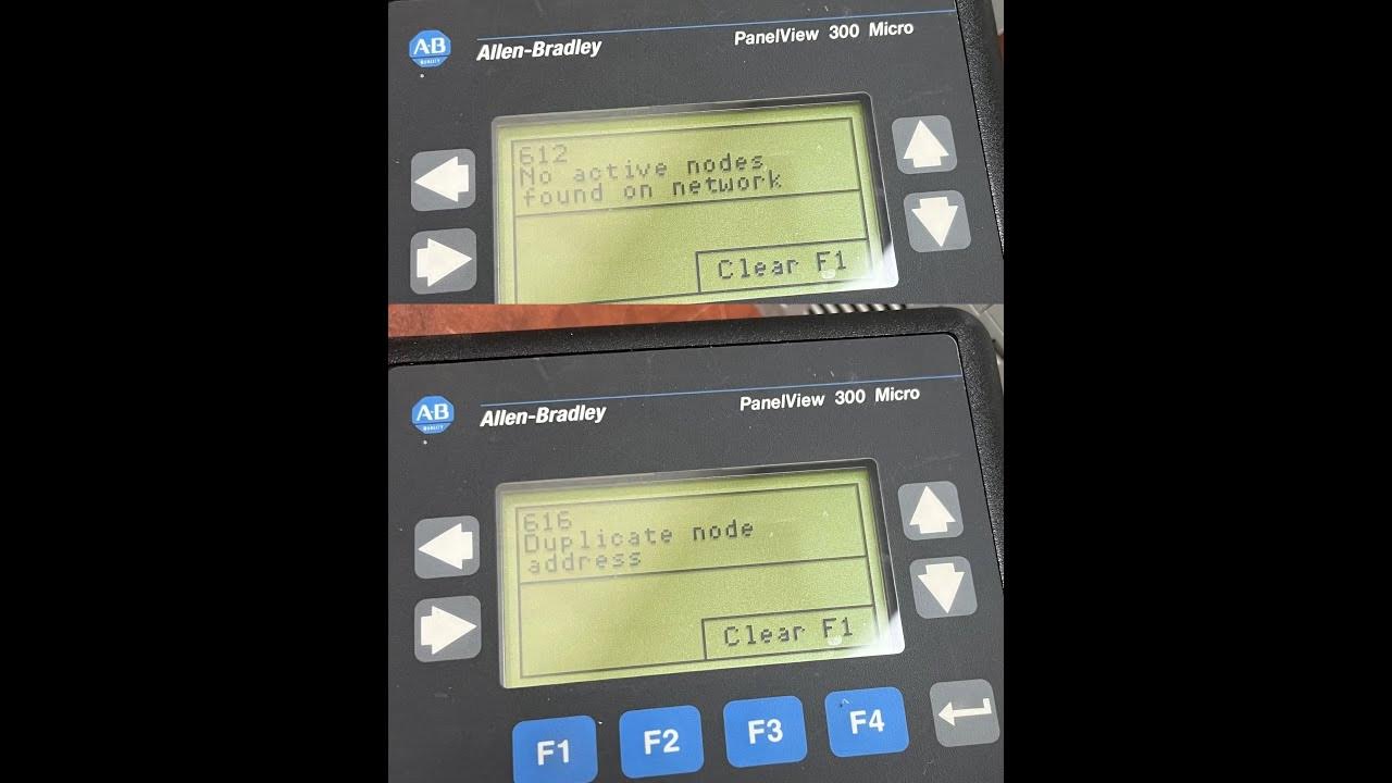 Allen Bradley Micrologix 1200 PLC Serial Comm. with Panelview Plus 600 ...
