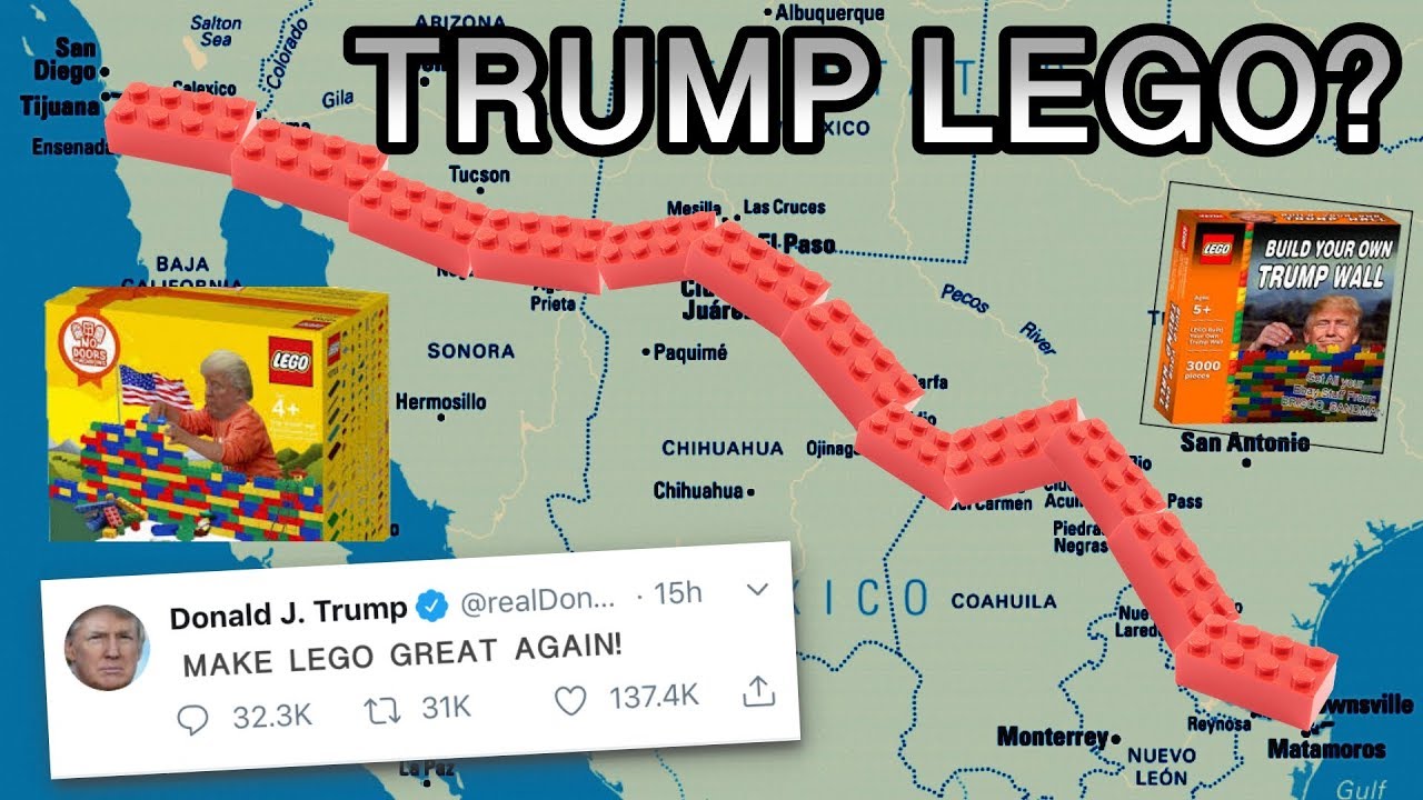 LEGO TRUMP WALL!? (NOT gone political) - YouTube