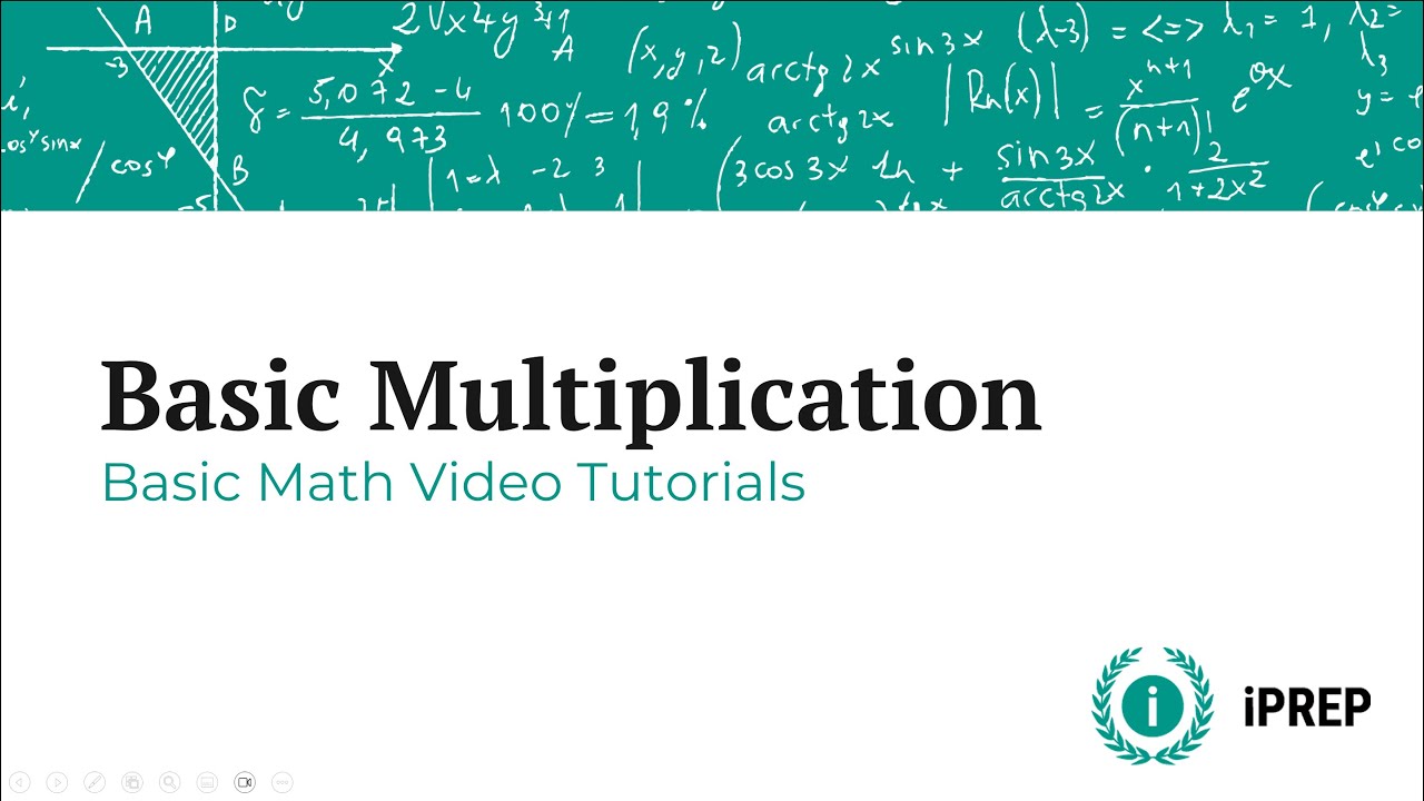 Basic Multiplication - iPREP's Basic Math Video Lessons - YouTube