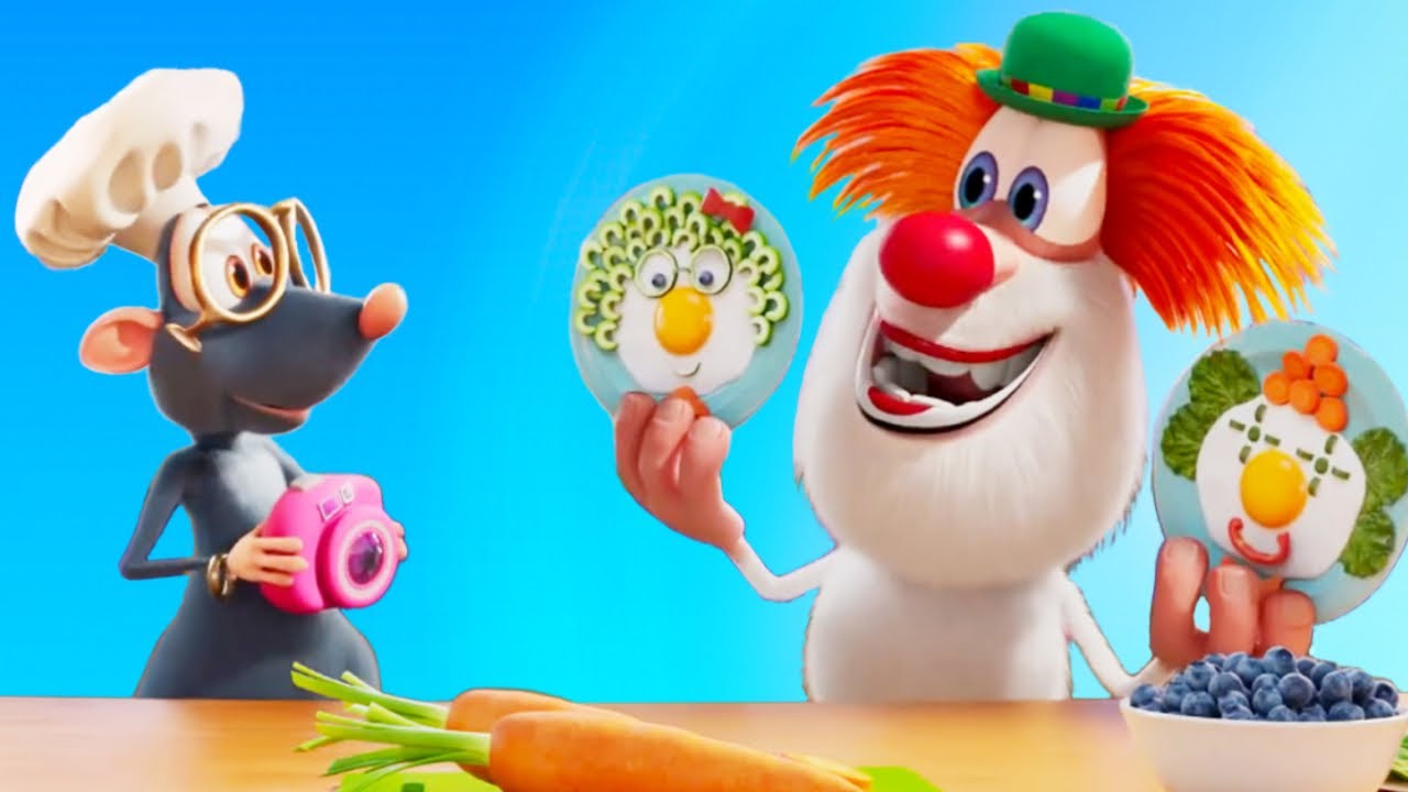 Booba - Eggy Faces 🍳 Food Puzzle - Cartoon for kids Kedoo ToonsTV - YouTube