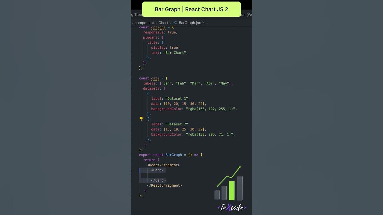 How to make Bar Chart ? 📊 | React JS #shorts #short #trending #viral #reactjs #chart #bar - YouTube