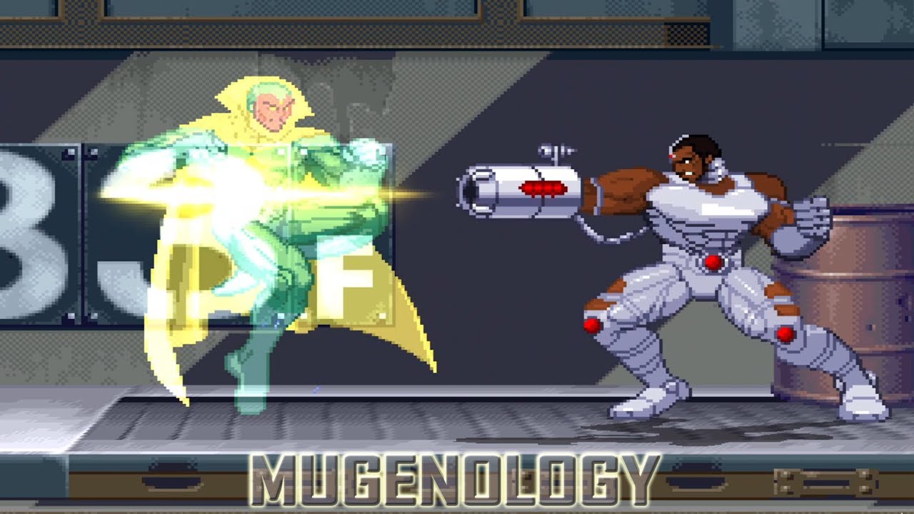 Cyborg vs Vision - DC Comics vs Marvel Comics - MUGEN Multiverse - YouTube