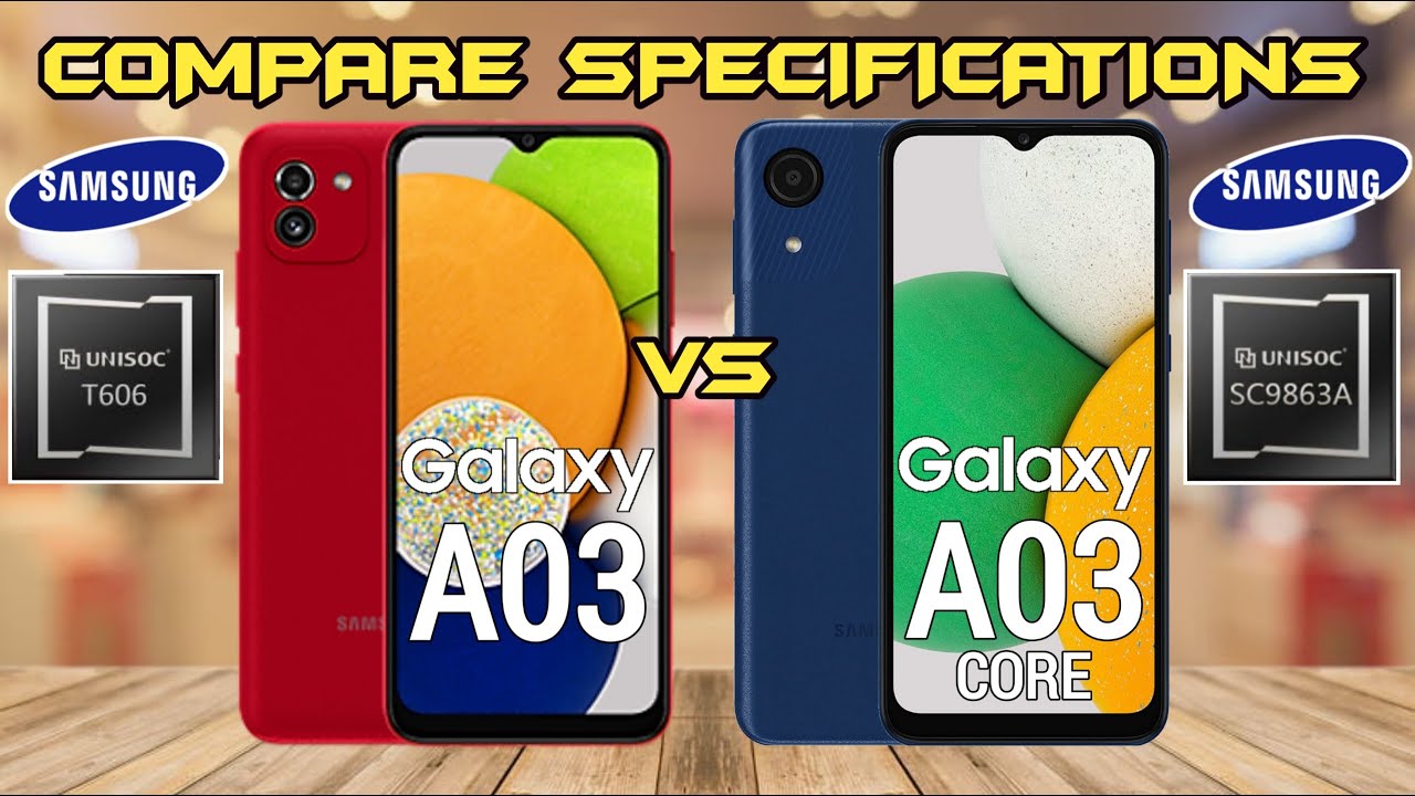 Samsung Galaxy A03 Vs Samsung Galaxy A03 Core || Hp Samsung Termurah ...