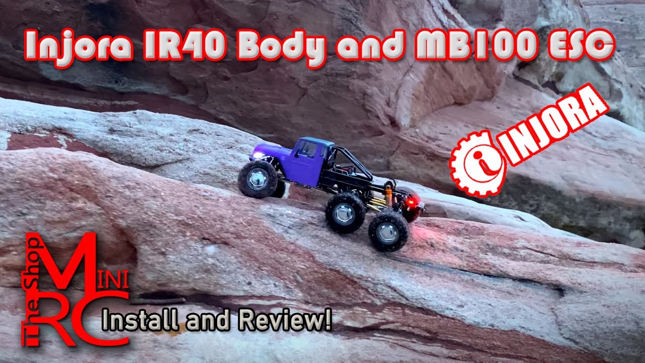 TRX4M - Injora IR40 and MB100 Review and Install - YouTube