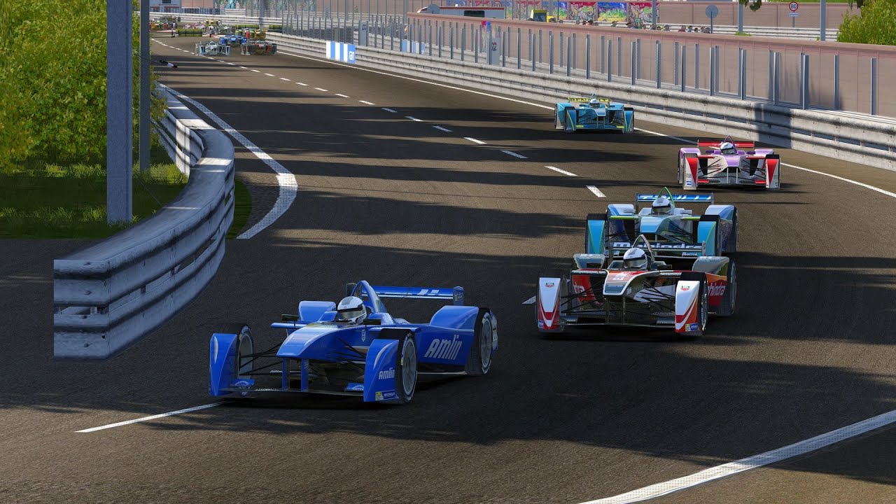 Berlin-AVUS ePrix | Race Onboard Formula E Gen1 | Assetto Corsa - YouTube