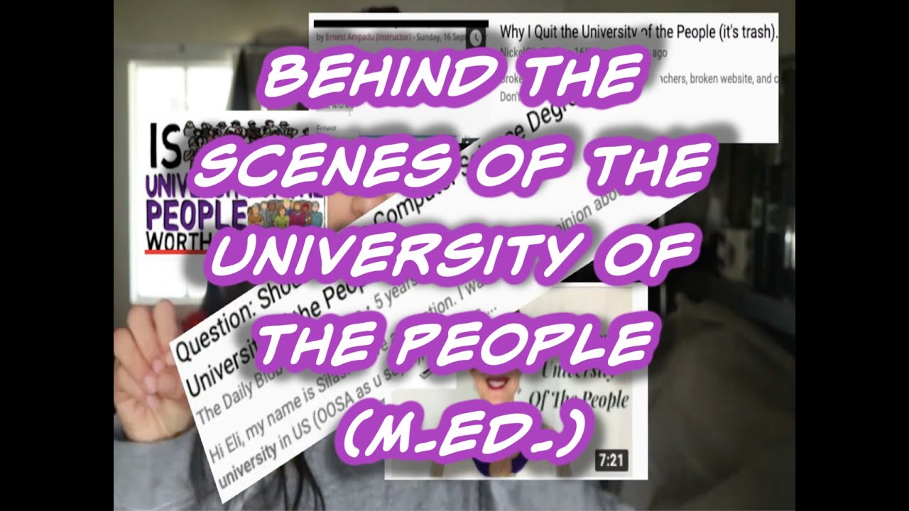 University of the People (M.Ed) Review | Tuition-free University - YouTube