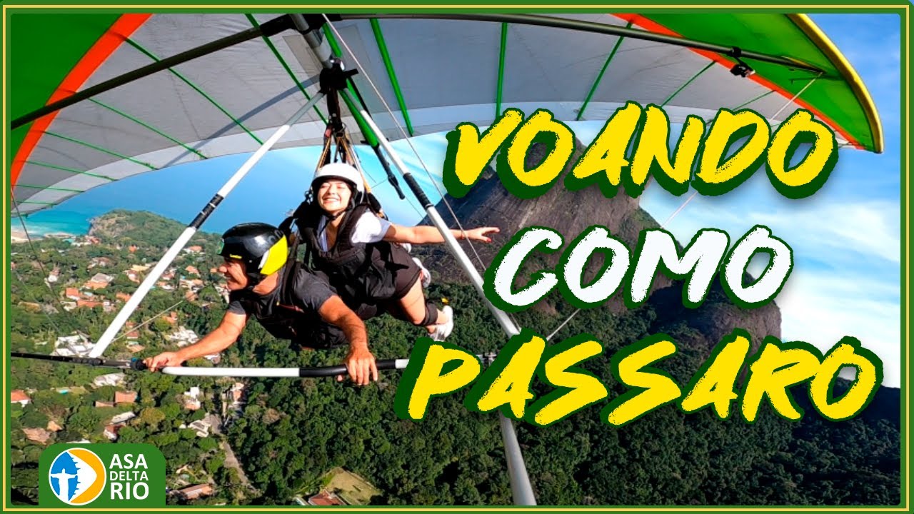 Passeio de Asa Delta Visual Incrível | Asa Delta Rio - YouTube