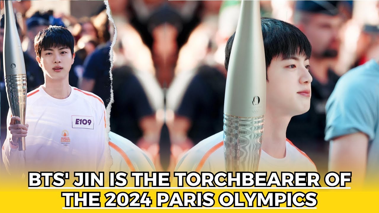BTS' Jin is the torchbearer of the 2024 Paris Olympics - YouTube