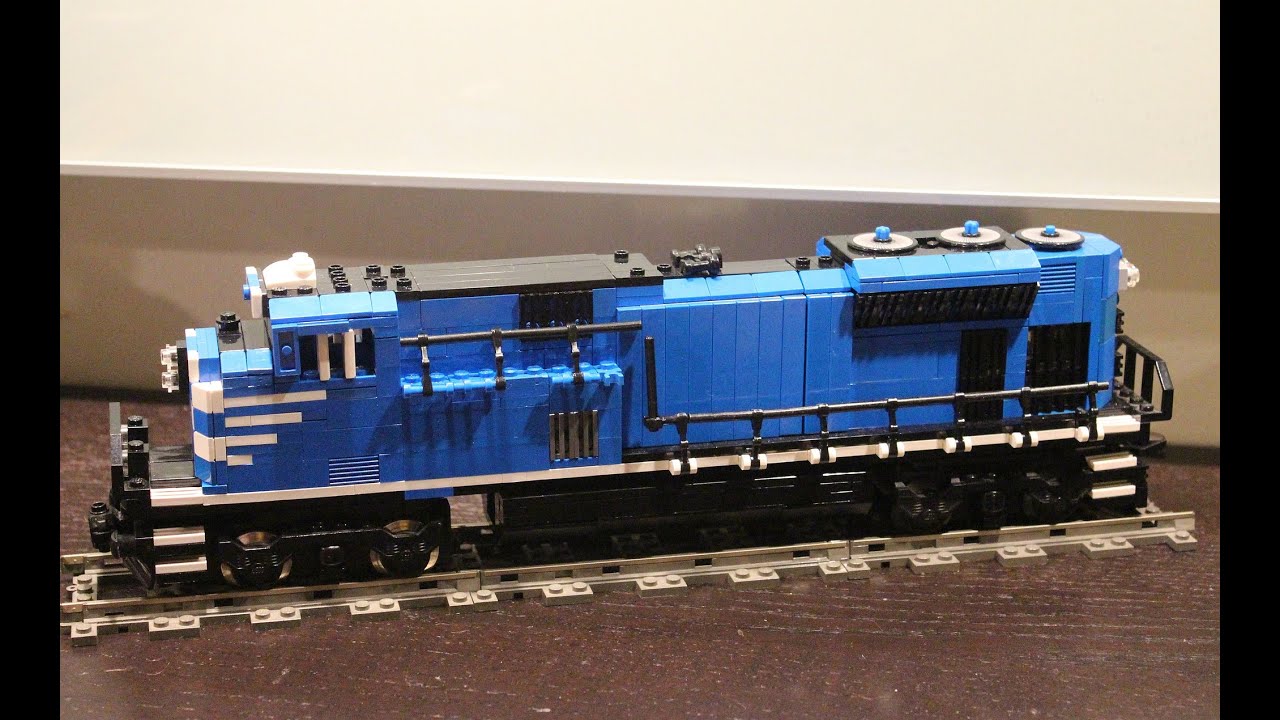 LEGO Trains: CITX SD70M-2 My Own Creation - YouTube