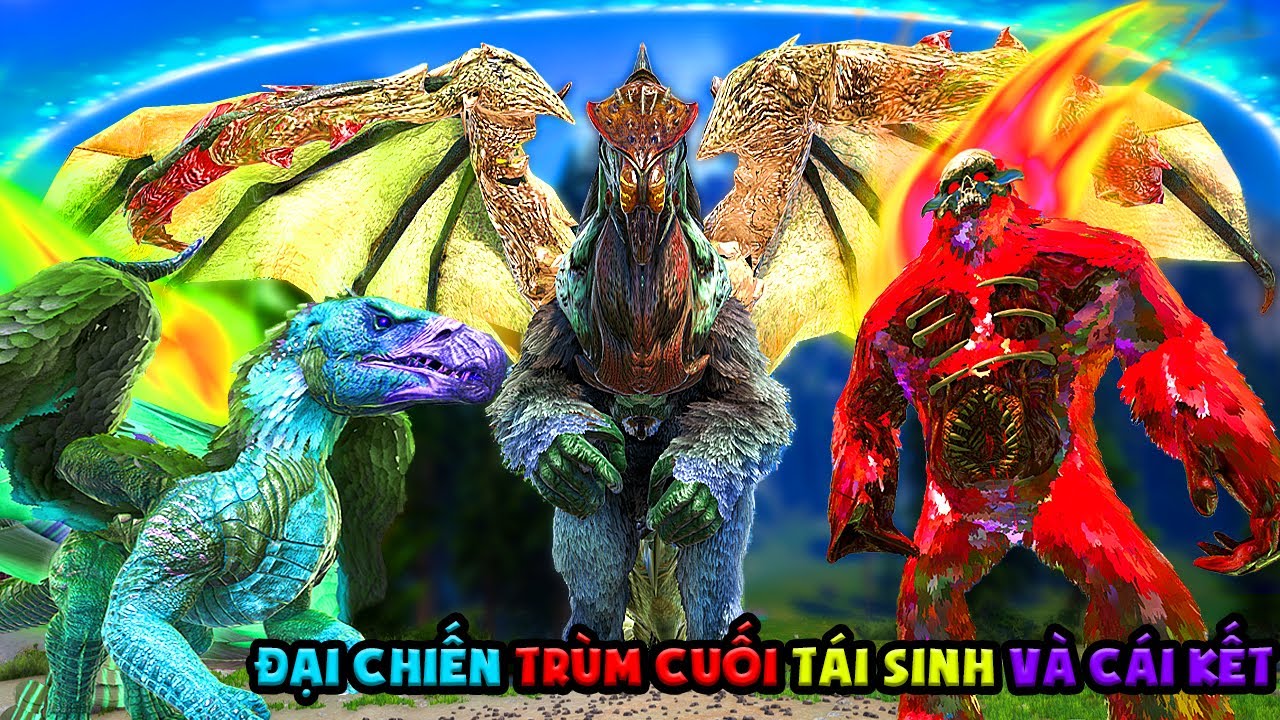 ARK MOD Hybrids #25 KÉO SIÊU CHIẾN BINH MÌNH ĐẠI CHIẾN BOSS CUỐI VÀ CÁI ...