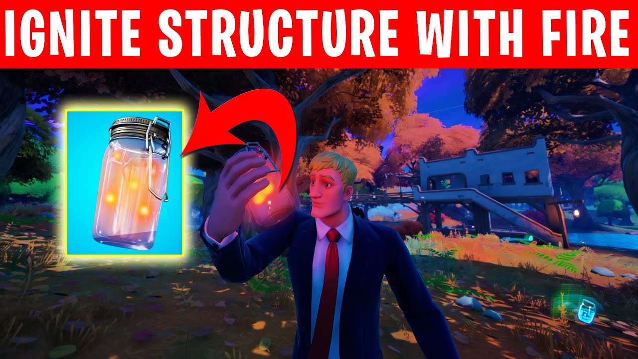 Ignite Structures with fire - Fortnite Season 6 - YouTube