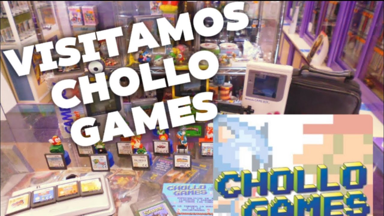 De visita a CHOLLO GAMES (Madrid) ¿Pillaremos algún chollo? - YouTube