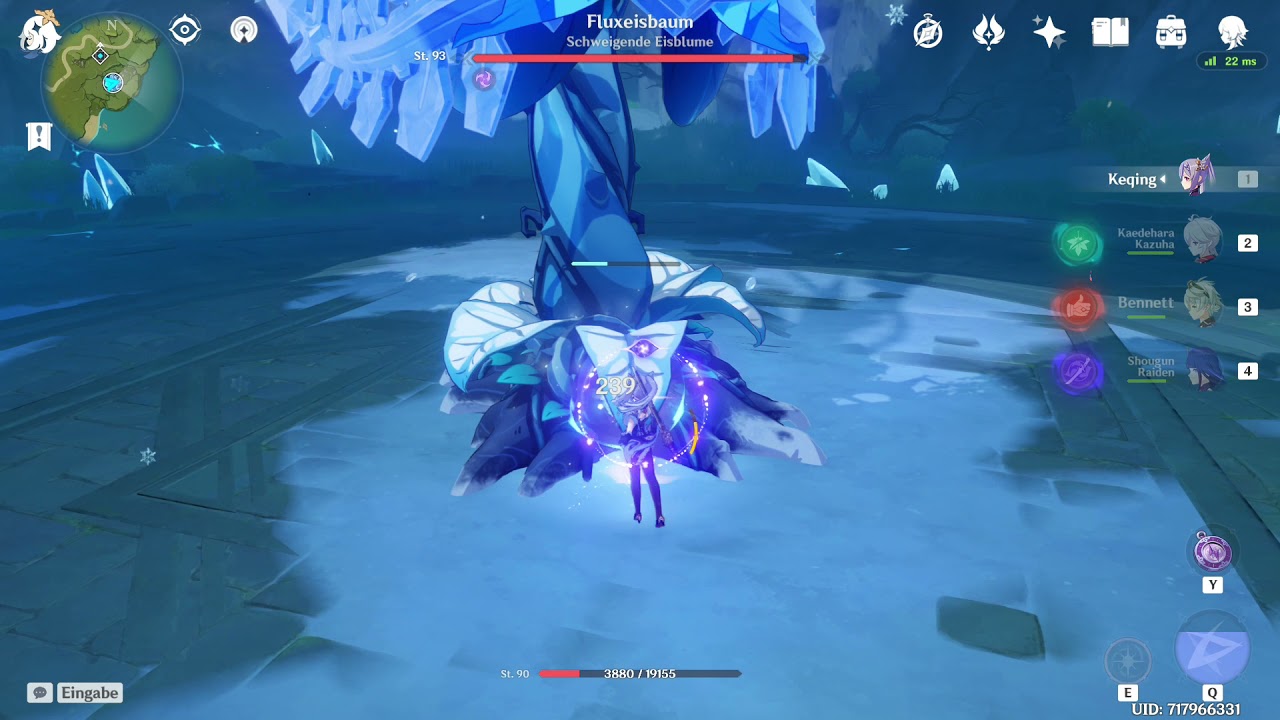 Shougun Raiden Ult lvl 10 showcase/ genshin impact - YouTube