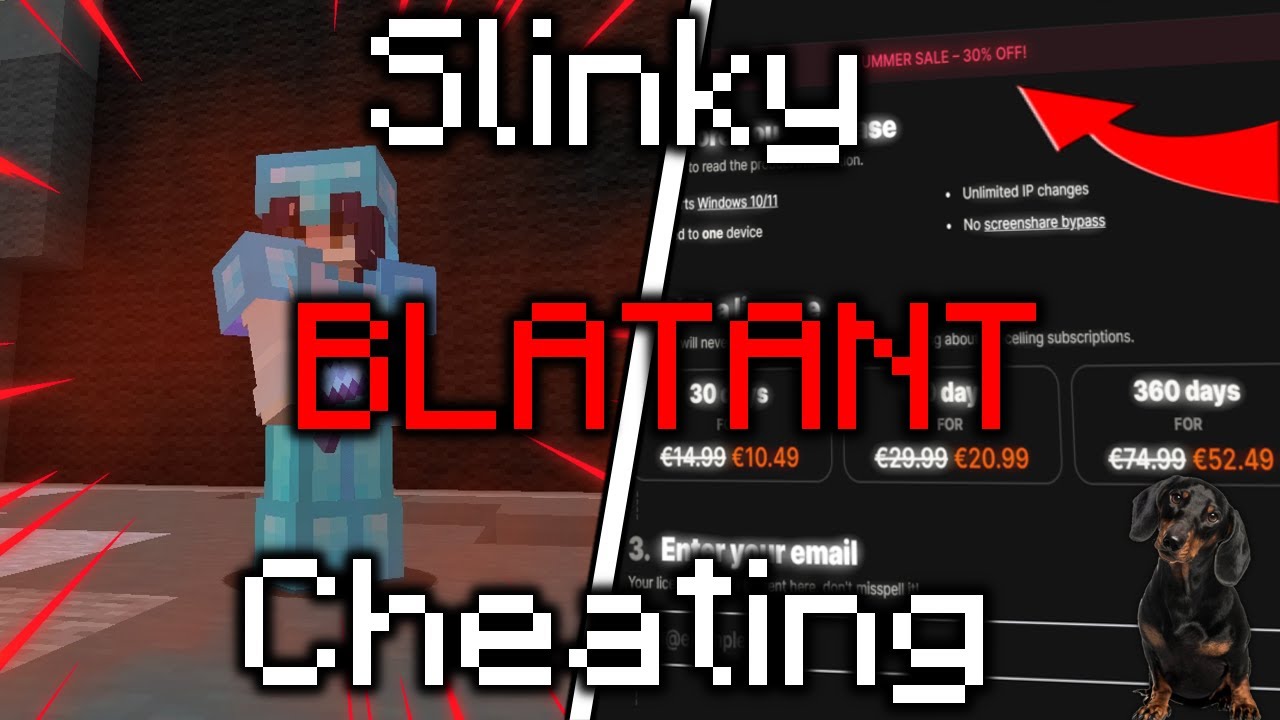 BLATANT Cheating on Hypixel with Slinky Client? | Summer SALE - YouTube
