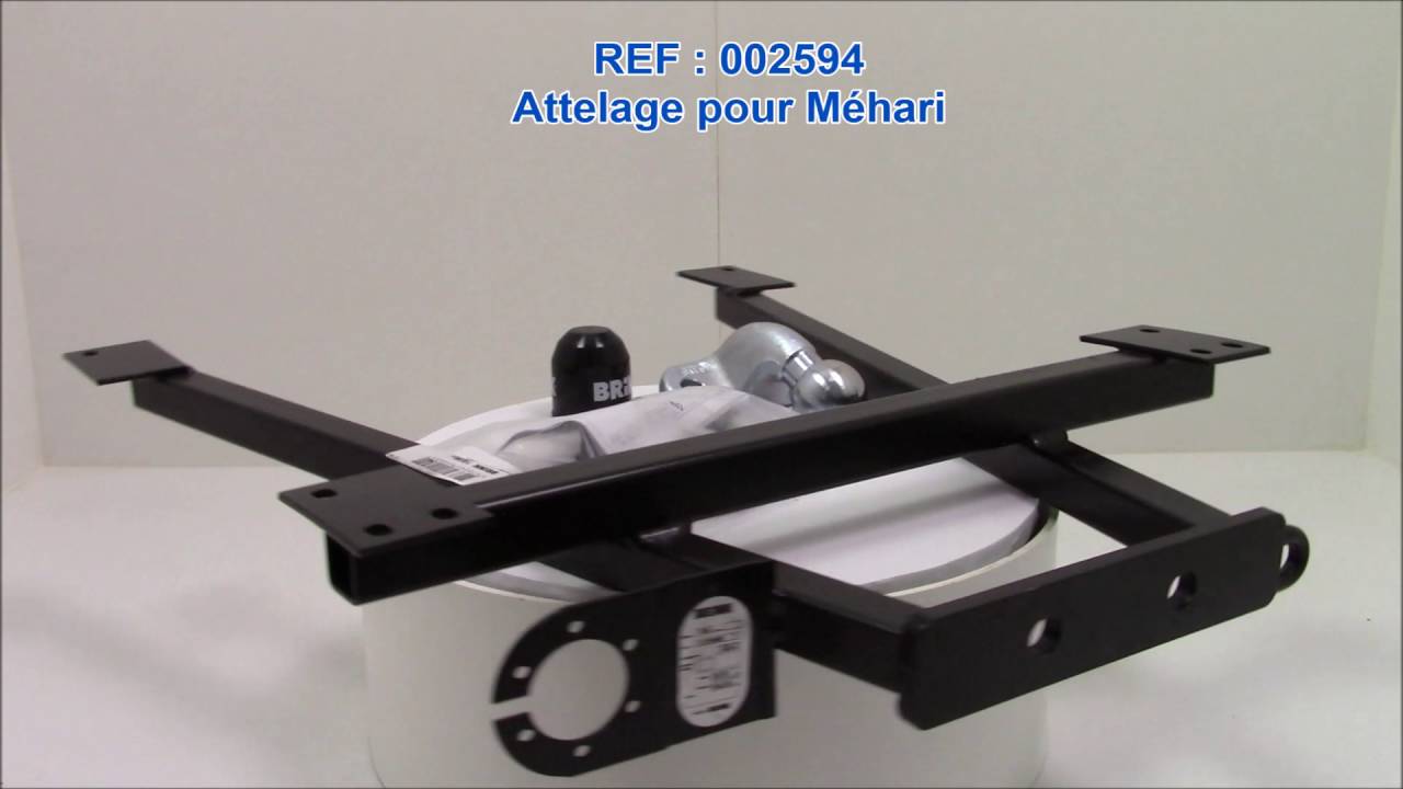 [Rénov'2cv] Attelage pour Méhari - YouTube