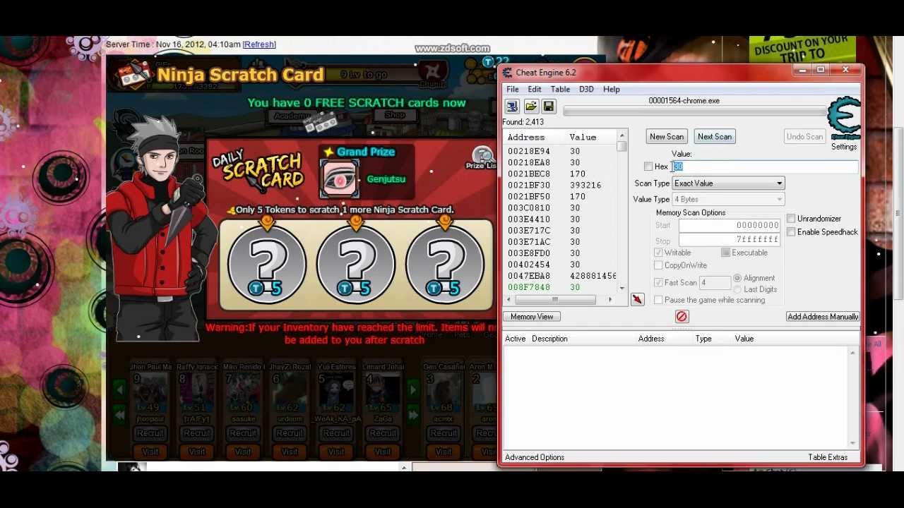 Token HAck 2012-Cheat Engine 6.2 - YouTube
