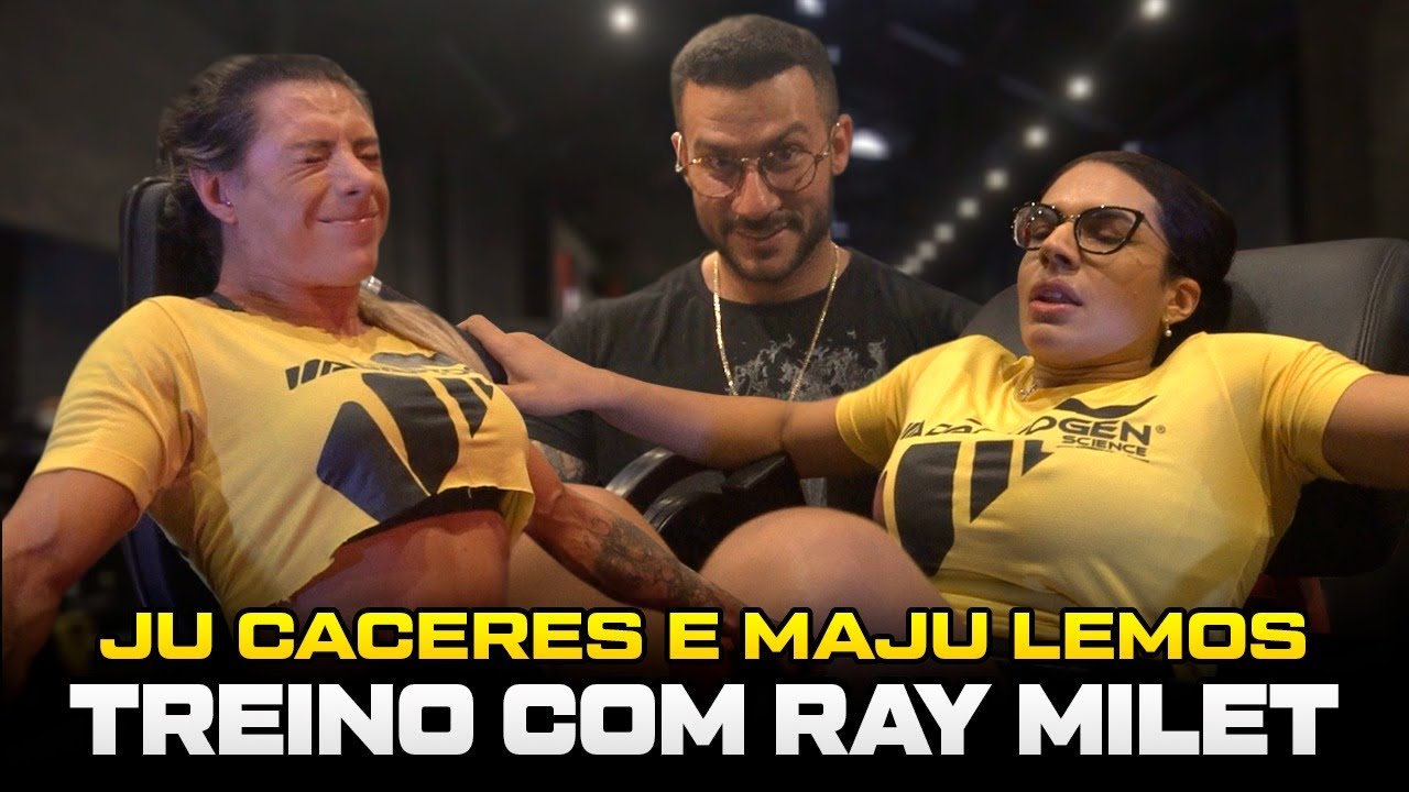 JU CACERES E MAJU | TÉCNICAS DE TREINO DO RAY MILET - YouTube