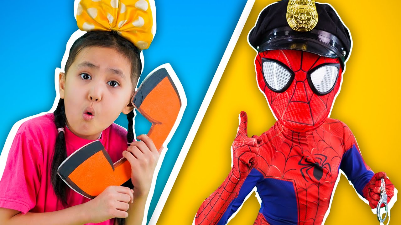 SuperHero Spiderman Saves Girl | SuperHero Song 2 – LookBee! - YouTube