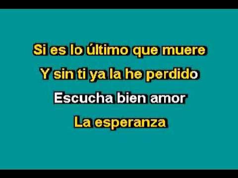 KARAOKE De Qué Me Sirve La Vida Camila avi - YouTube