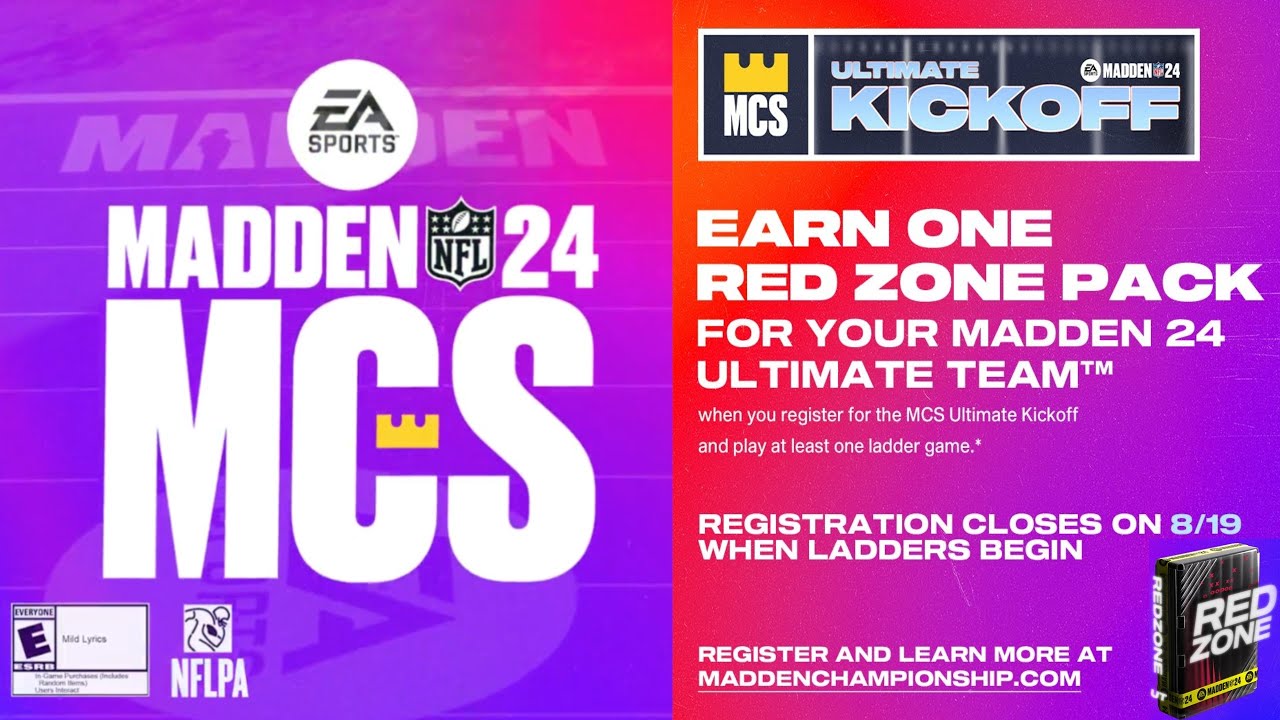 MADDEN 24 MCS 1.7MILLION DOLLAR TOURNAMENT INFO & REGISTRATION - YouTube