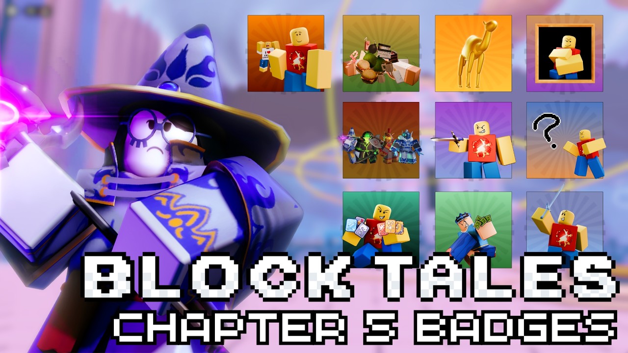 Block Tales - Every Demo 5 Badge Tutorial - YouTube