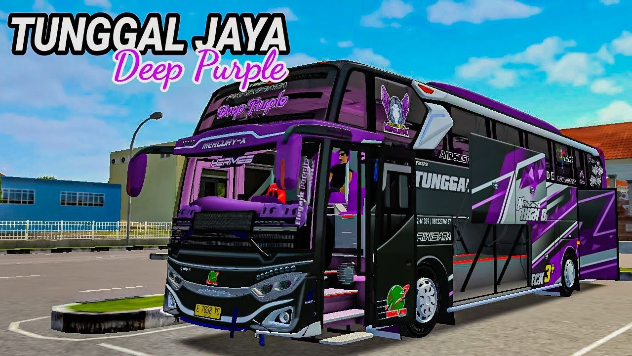 Share livery tunggal jaya *deep purple* mod jb3+ by MN ART×KP PROJECTS ...