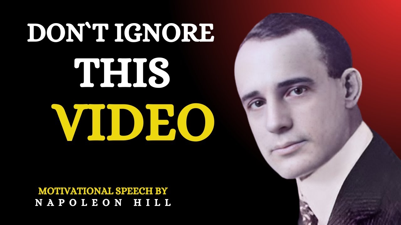 Think This Thought for 30 Days Napoleon Hill - YouTube