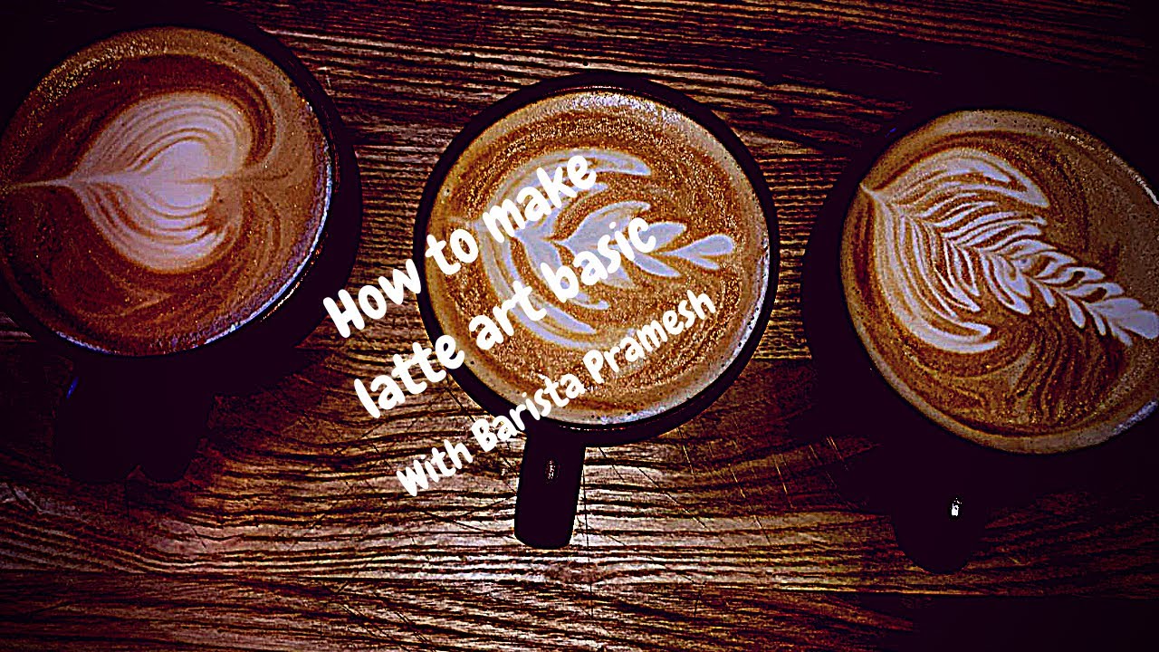 Barista joy technique Basic latte art || BaristaPramesh || Kuwait Cafe ...