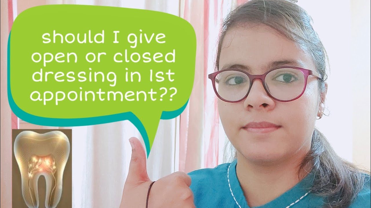 Open / closed dressing in endodontics??? - YouTube