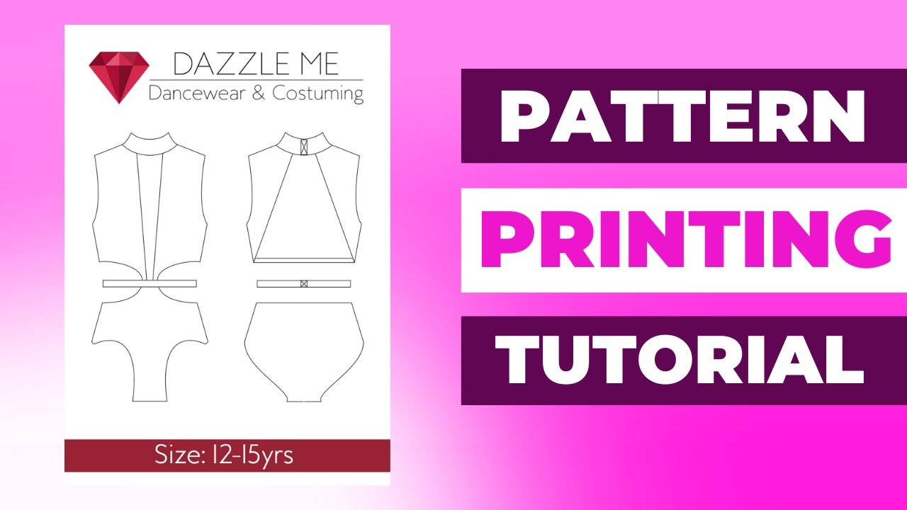 How to Print and Assemble PDF Sewing Patterns | Easy Step-by-Step Guide ...