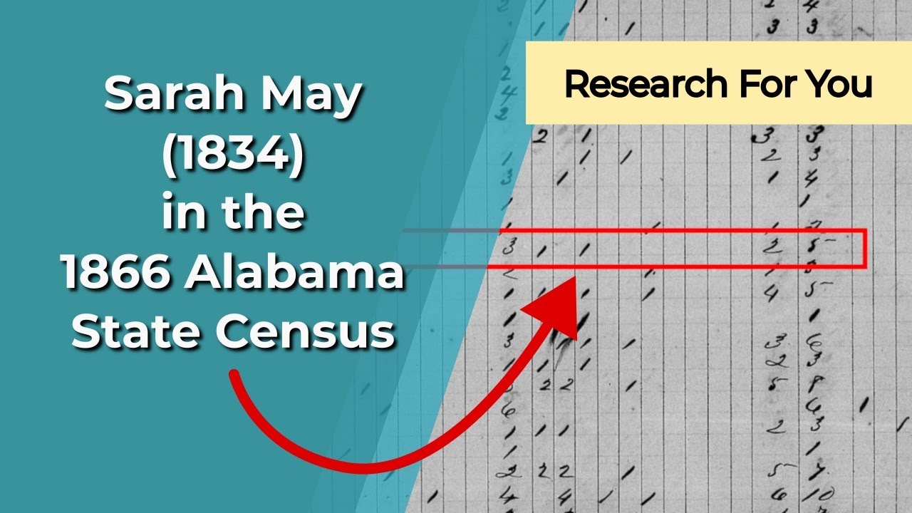 Sarah May (1834), the census and next steps - YouTube