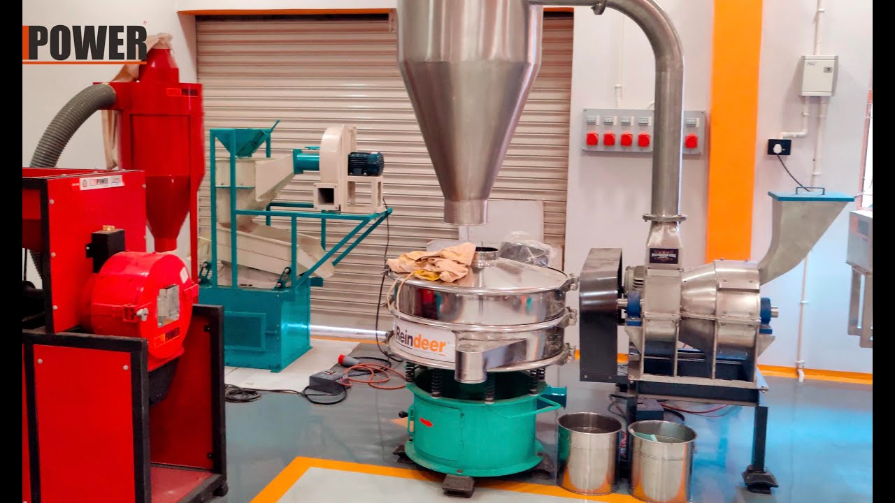 Masala plant / Gram masala plant / +91 828282 9068 - YouTube