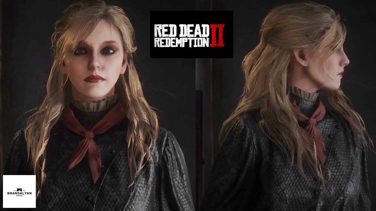Red Dead Redemption 2 Online Cute Female Character. ผู้หญิงผมทองหน้า ...