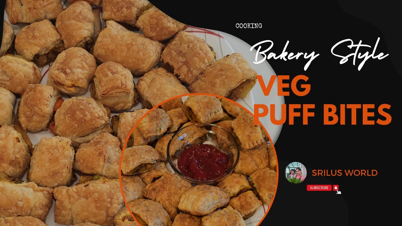 బేకరీ రుచి తో VEG MINI PUFFS ఈజీ గా|| HOME MADE BAKERY STYLE VEG MINI ...