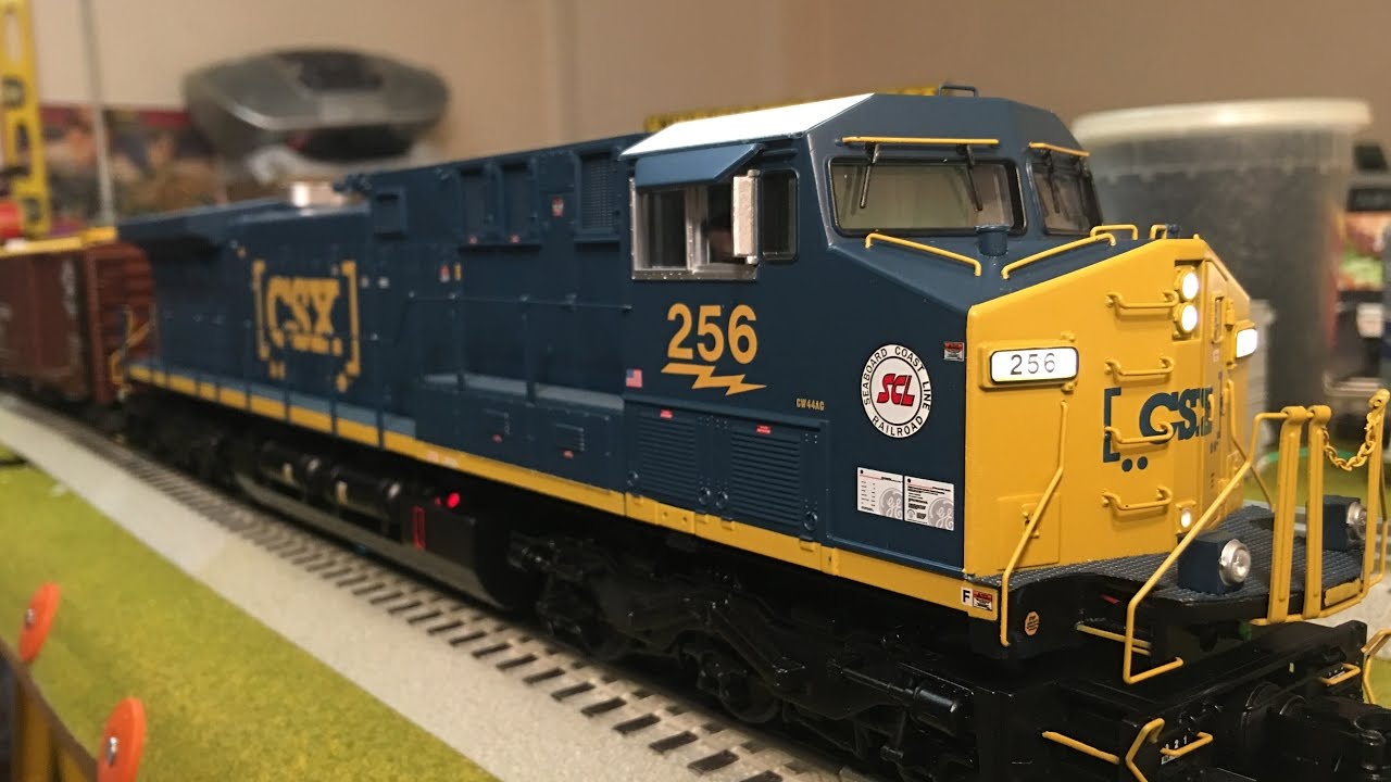 MTH Premier CSX AC4400CW Protosound 3.0 Demo - YouTube