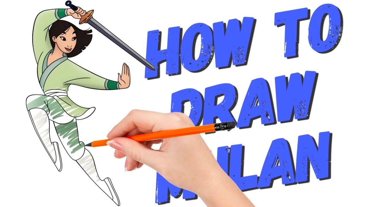 How to draw Disney's Mulan - YouTube