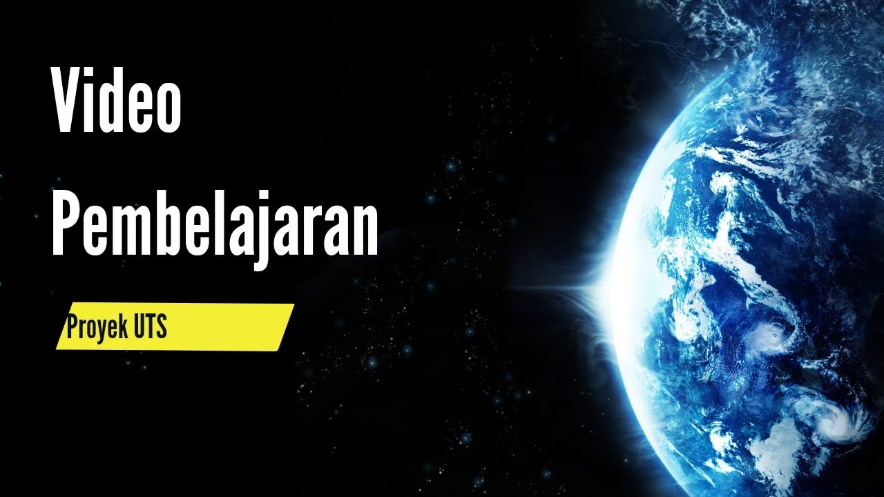 Proyek UTS: Video Pembelajaran - YouTube