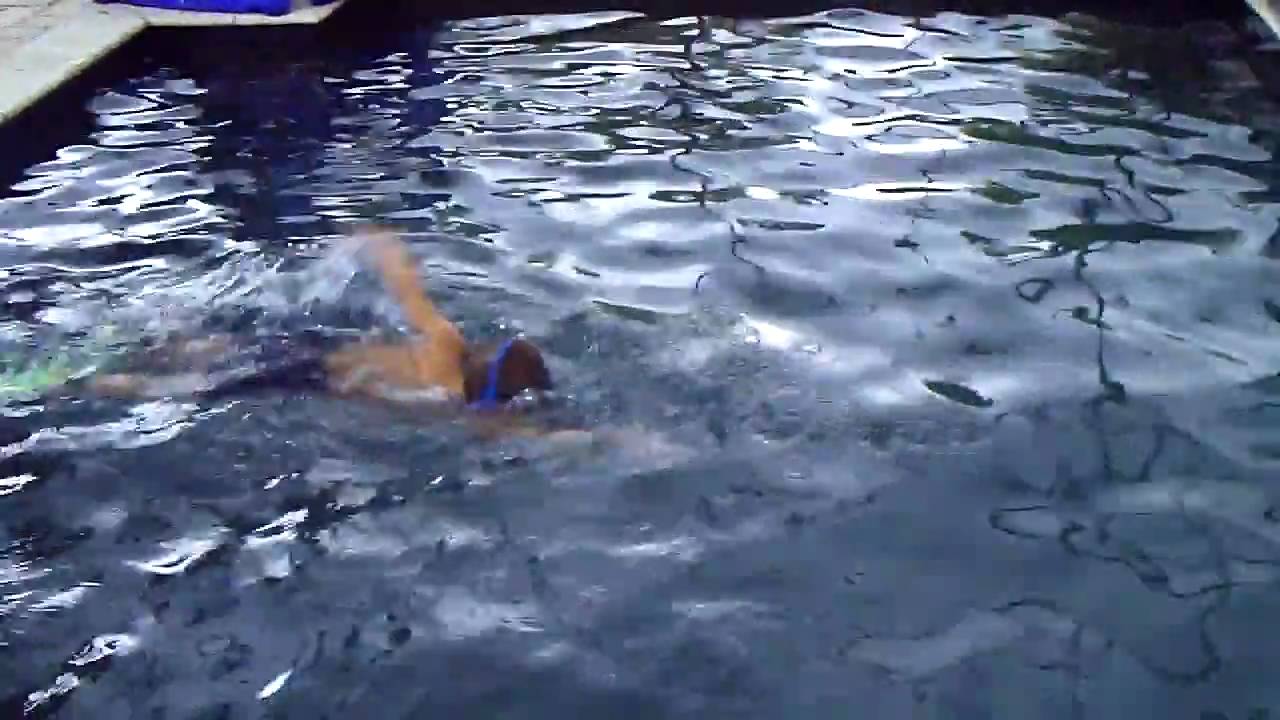 Alex & Sophia swimming in the pool, Memorial Day - YouTube